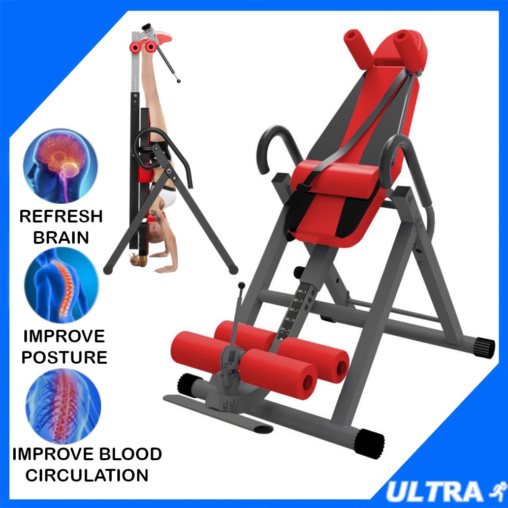 Inversion Machine Handstand Chiropractic Therapy Table Gravity Pain ...