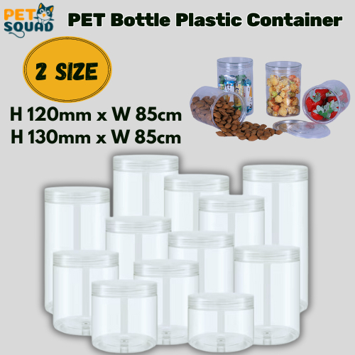 PET Plastik Botol Plastik Biscuit Plastic Bottle Balang Kuih Balang ...