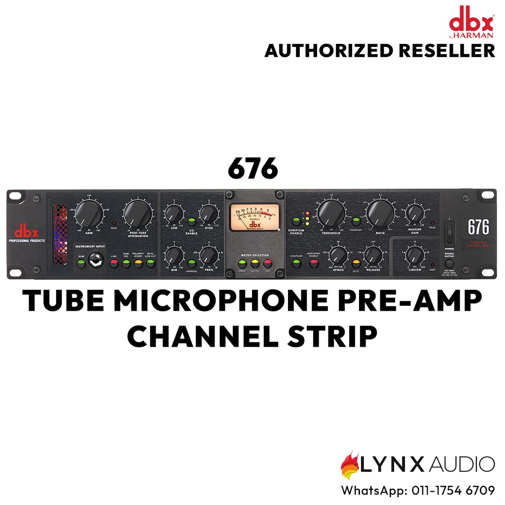 dbx 676 Tube Microphone Pre-amp Channel Strip | Shopee Malaysia