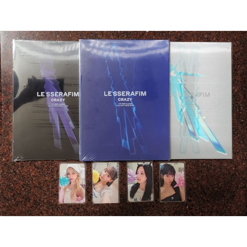 (Sealed) LE SSERAFIM Crazy Album Regular lesserafim Sakura Chaewon ...