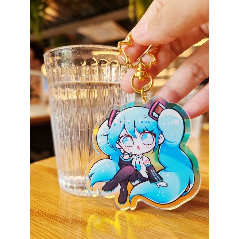 Hatsune Miku Fanmade Merchandise Hologram Keychain | Shopee Malaysia