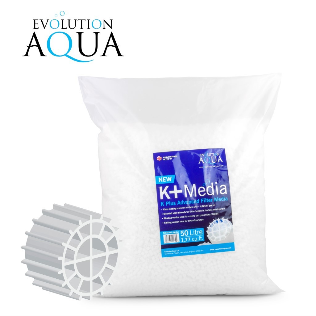 🔥SPECIAL OFFER🔥 EVOLUTION AQUA K+ / K1 MICRO MEDIA 50L Moving Bed Fish Advance Bio Filter ...