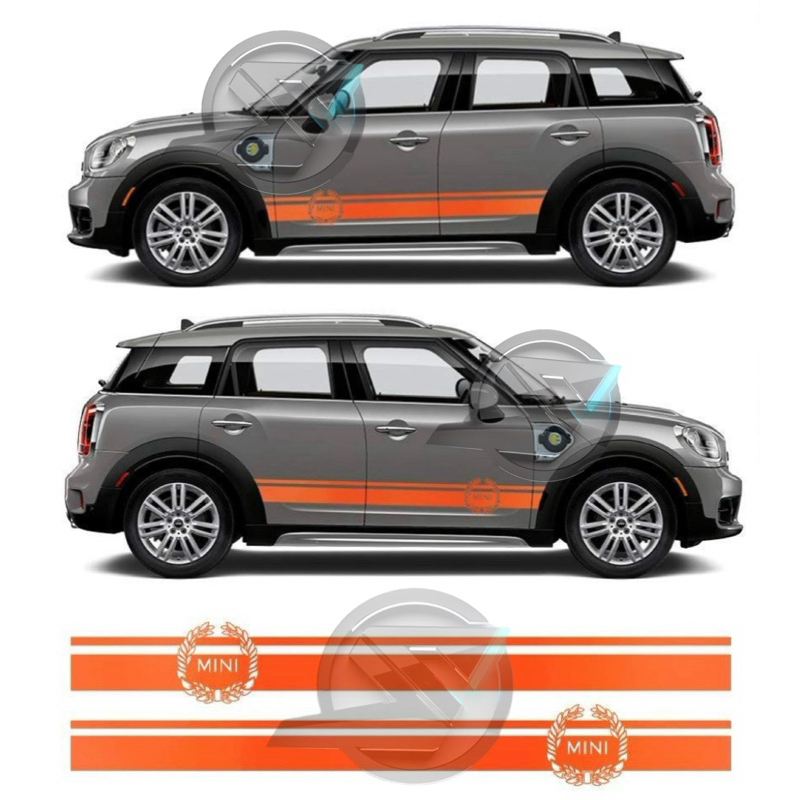 (Ready Stock) S1451# Mini Cooper Car Body Vinyl Decal Sticker | Shopee ...