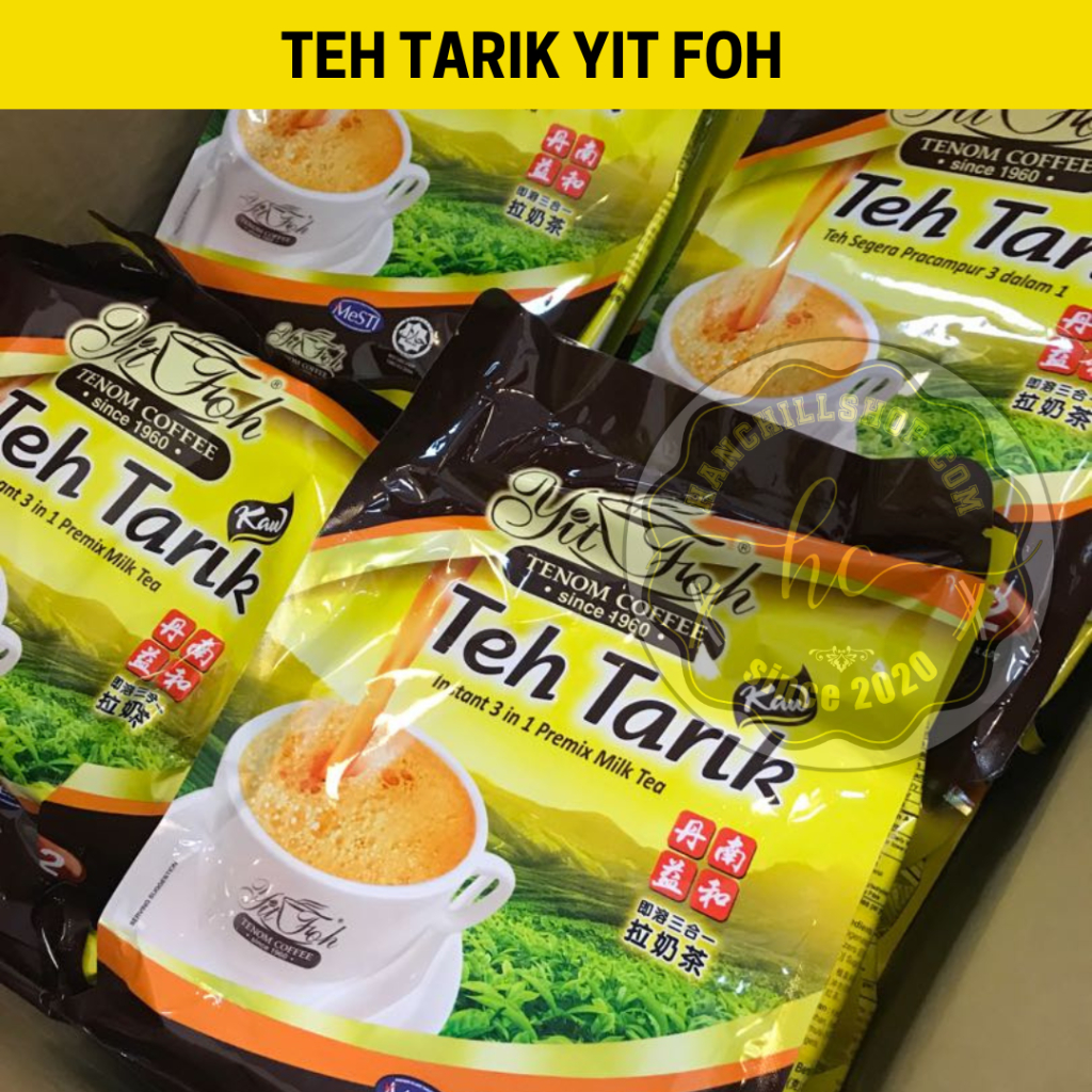 TENOM TEH TARIK YITFOH / TEH TARIK KAW 3 IN 1/ MILK TEA | Shopee Malaysia