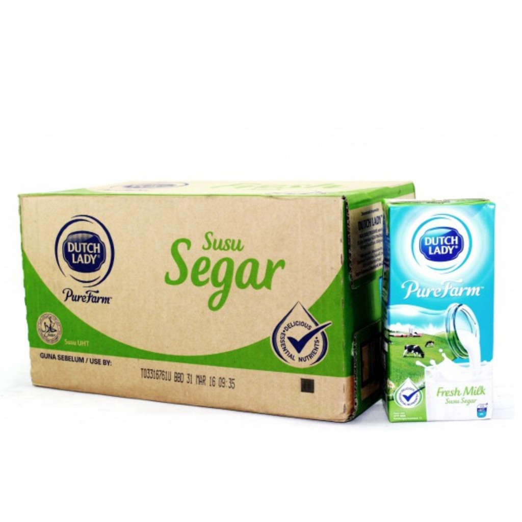 Dutch Lady Fresh Milk 12 x 1Liter ( 1 Box ) | Shopee Malaysia