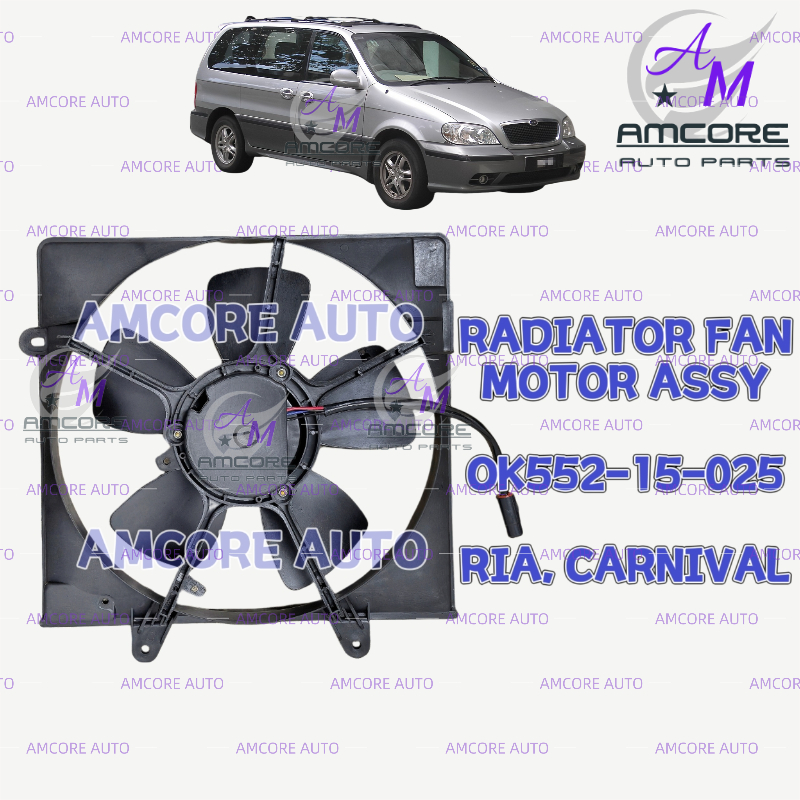 KIA CARNIVAL / NAZA RIA - RADIATOR FAN MOTOR ASSY / COOLING FAN MOTOR ...