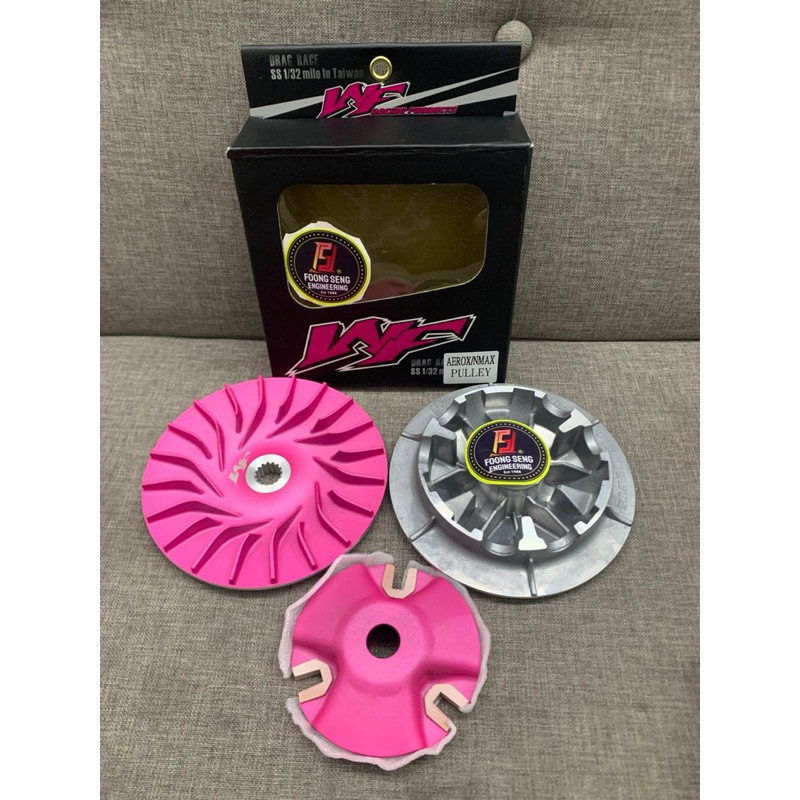 WF RACING FRONT PULLEY / ROLLER & TORQUE SPRING FOR NVX & NMAX ESR ...