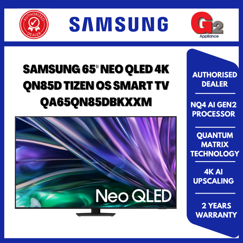 Samsung [Ready Stock] 65" Neo QLED 4K QN85D Tizen OS Smart TV ...