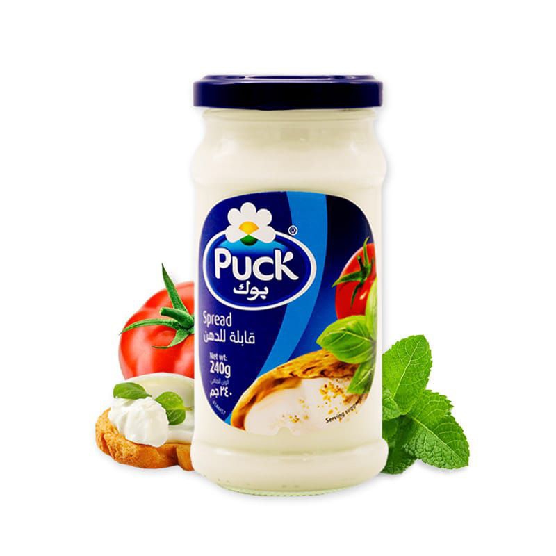 Puck Original Cream cheese 230g_Spreadable cheese Original imported ...