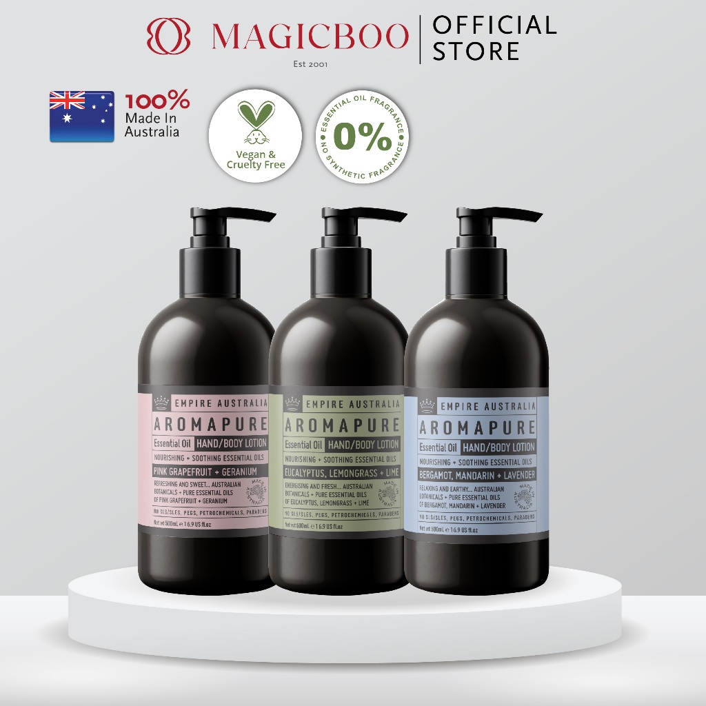 Magicboo Empire Australia Aromapure Hand & Body Lotion - 500ml ...
