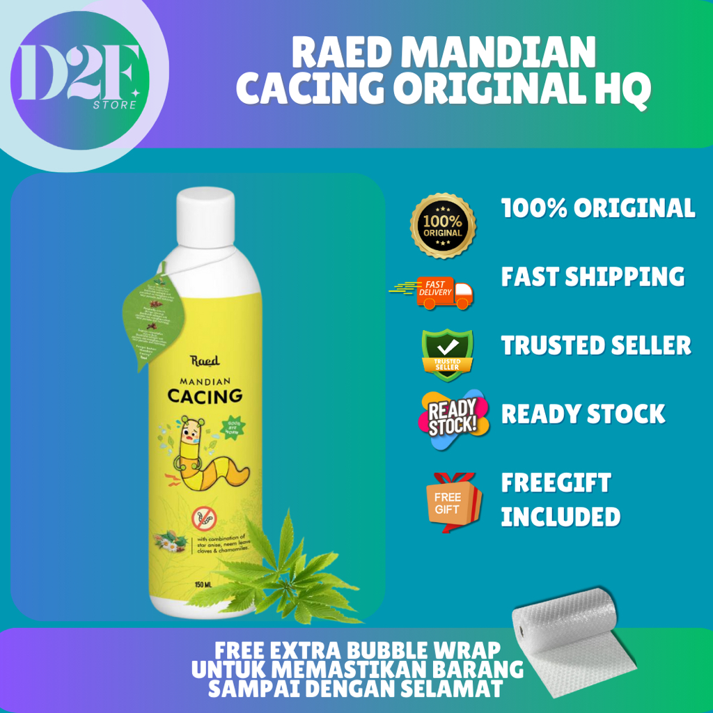 (ORIGINAL HQ) RAED MANDIAN CACING READY STOCK FAST SHIPING | Shopee ...