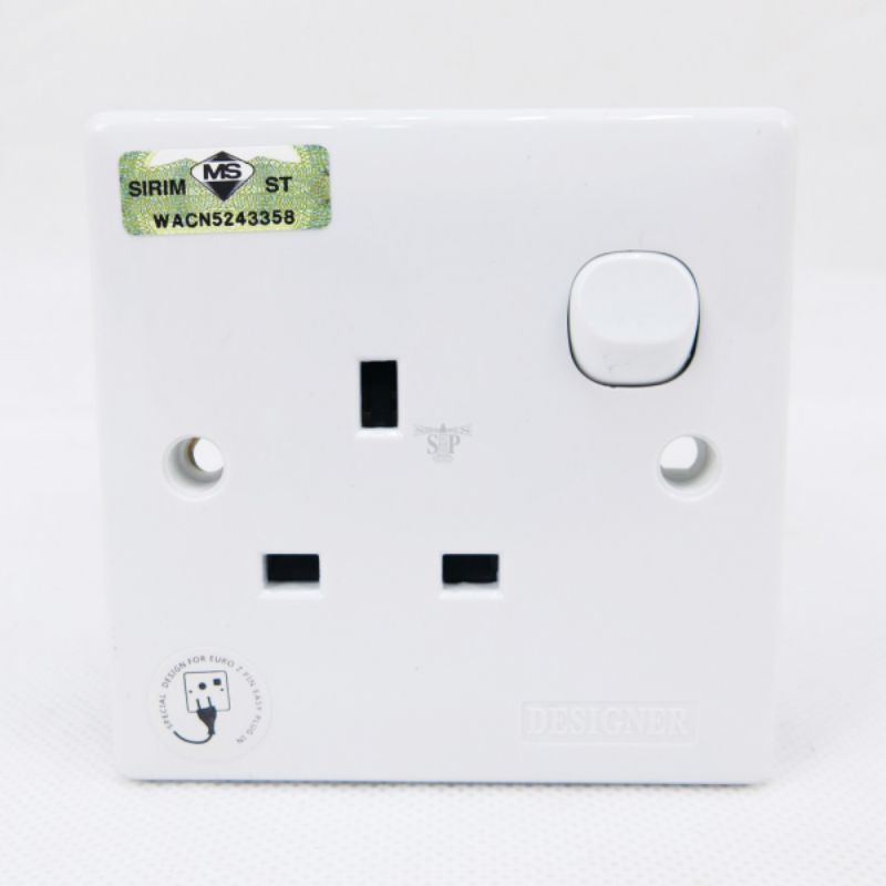 13A Switch Socket Flush Switch | Shopee Malaysia