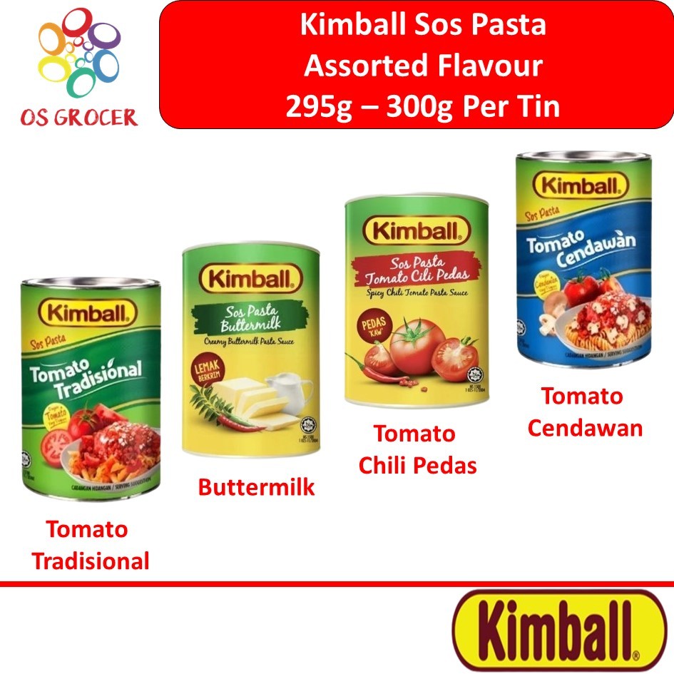 Kimball Sos Pasta Buttermilk / Tomato Cili Pedas / Tomato Cendawan ...