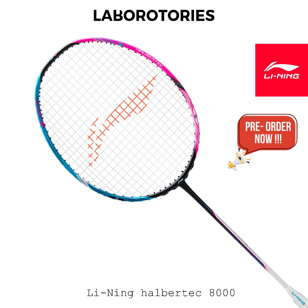 [LABOROTORIES] Li-Ning Halbertec 8000 Badminton Racket(Free bag + P.R ...