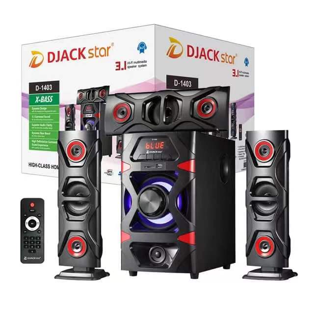 DJACK AK-1403 3 in 1 Wireless Bluetooth Digital Audio System Subwoofer ...