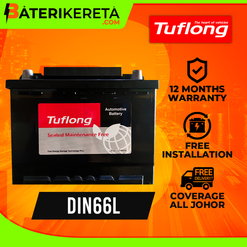 TUFLONG DIN66L (LN3) CAR BATTERY | Shopee Malaysia