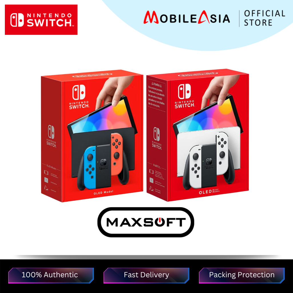 SALE! Nintendo Switch OLED Model [1 Year Nintendo Official Warranty Maxsoft] | Shopee Malaysia