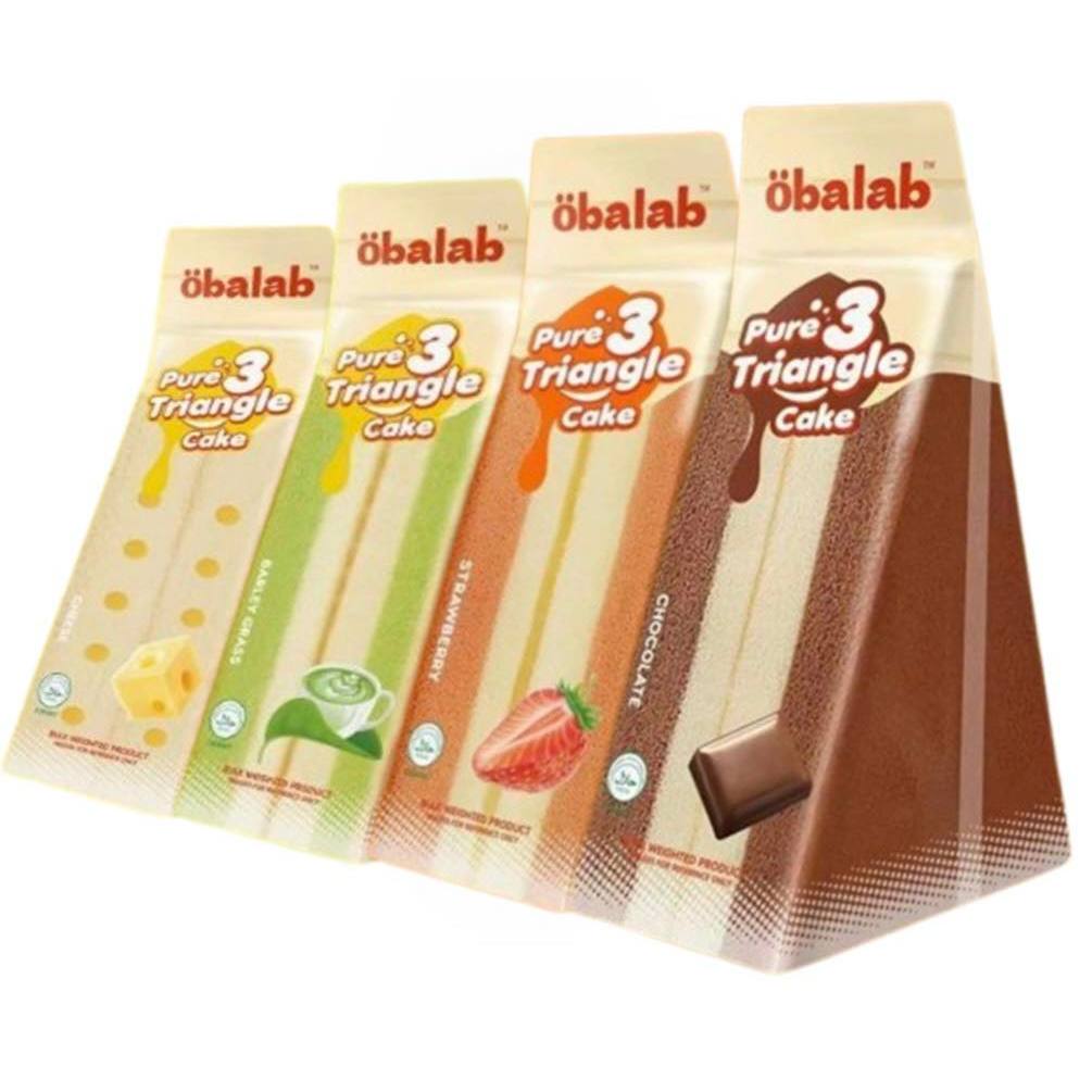 Obalab Pure Triangle Cake(Lapisan Kek)(Halal)Makanan Viral(Kek Lembut ...