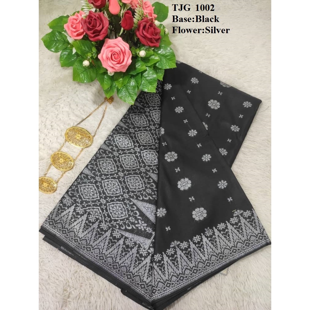 SONGKLET REPUBLIK SONGKET BUNGA TABUR TENUN ASLI SONGKET WANITA SONGKET ...