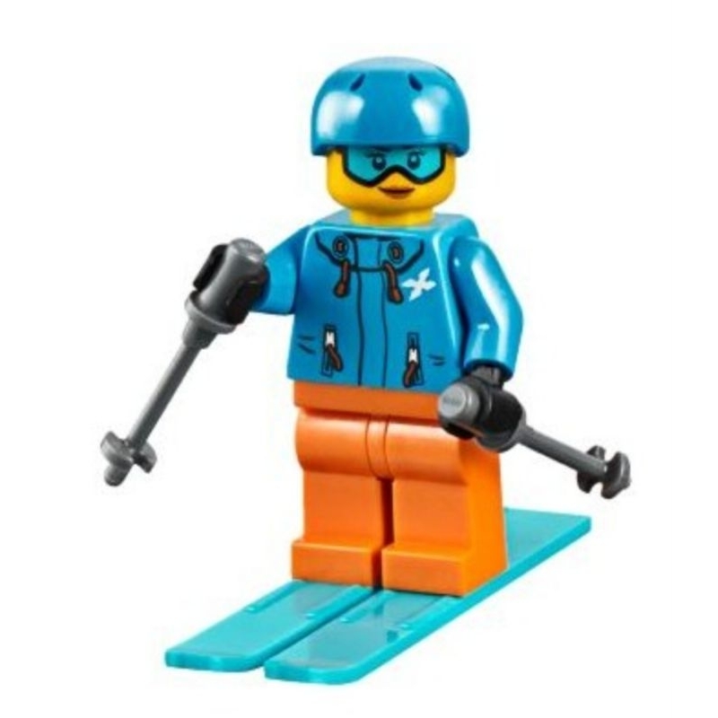 ~ FB ~ Lego City Skier Female Minifigure CTY0991 with Accessories 60222 ...