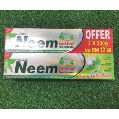 NEEM TOOTHPASTE TWIN PACK ( 200G X 2 ) / 175g / 100g | Shopee Malaysia