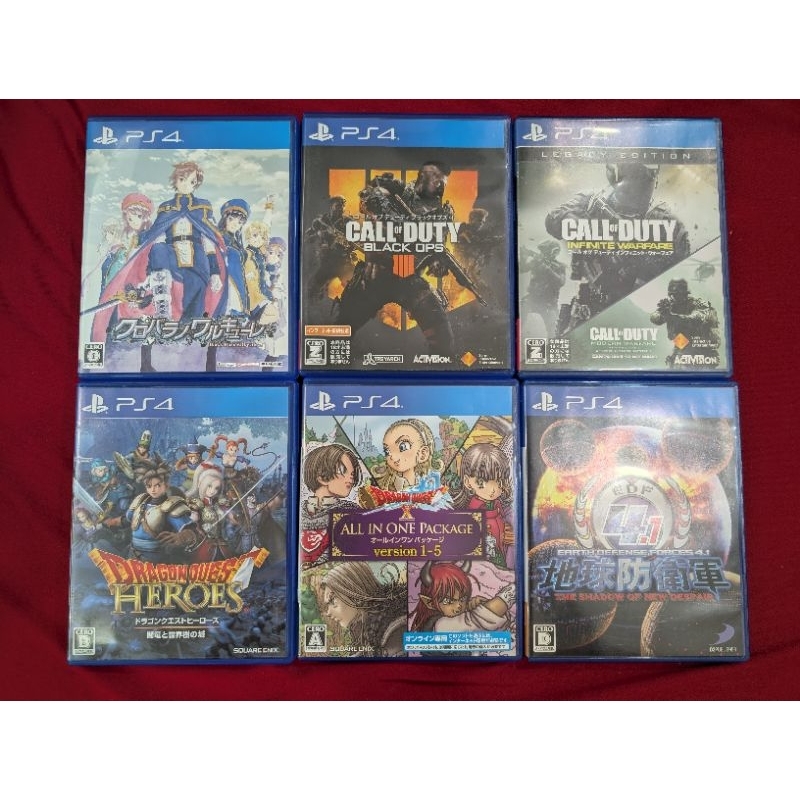 Various USED PS4 Japan Games RM30 Titles Japanese Playstation 4 ...