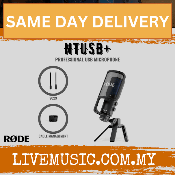 Rode NT-USB+ Professional USB Microphone ( NT USB+ NTUSB+ Replace NTUSB ...
