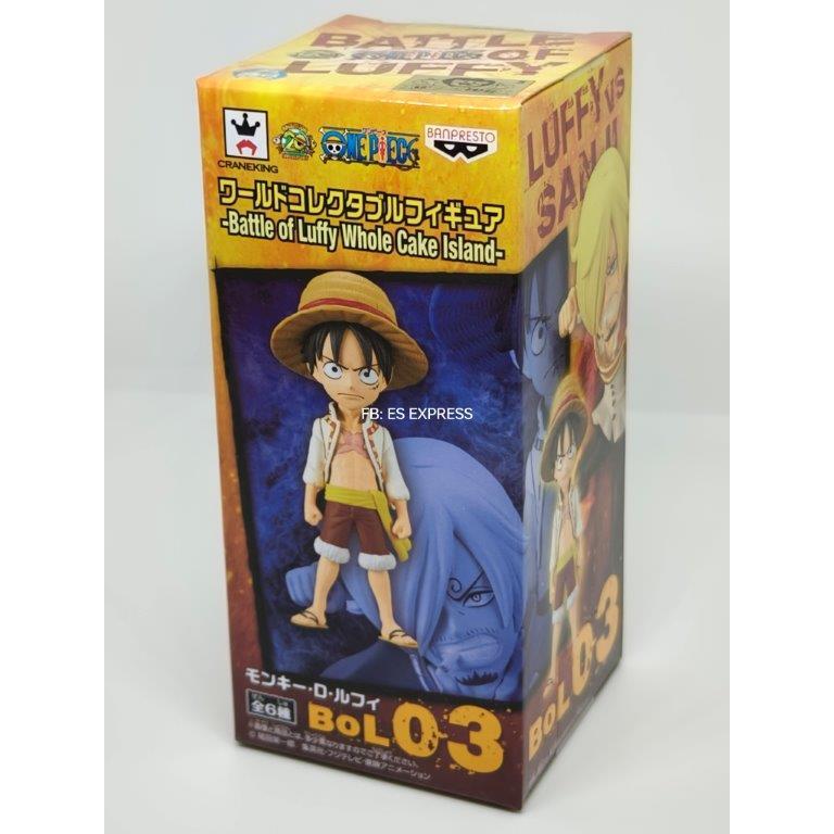 BANPRESTO WCF ONE PIECE BATTLE OF LUFFY WHOLE CAKE ISLAND [MONKEY D ...