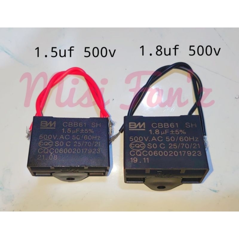 1.5uf 500v , 1.8uf 500v BM Capasitor | Shopee Malaysia