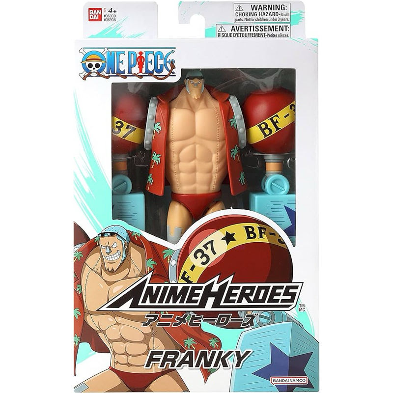 BANDAI Anime Heroes One Piece Figures Franky Action Figure | Shopee ...