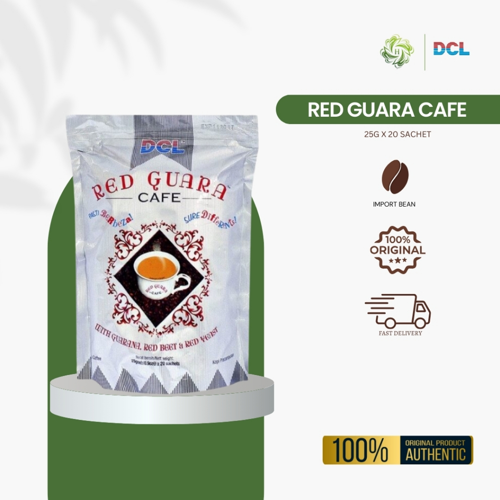 DCL Red Guara Cafe 25gram X 20'Sachet 3in1 100% Original HQ | Shopee ...