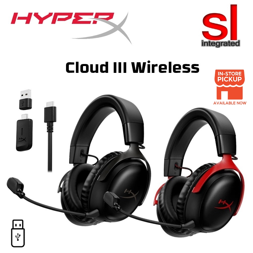HyperX Cloud III Wireless DTS Virtual Surround Gaming Headset | Shopee ...
