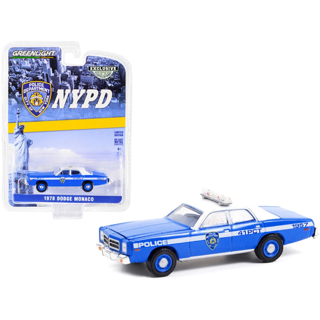 Greenlight 1978 Dodge Monaco NYPD 1:64 Diecast Police Car 30292 ...
