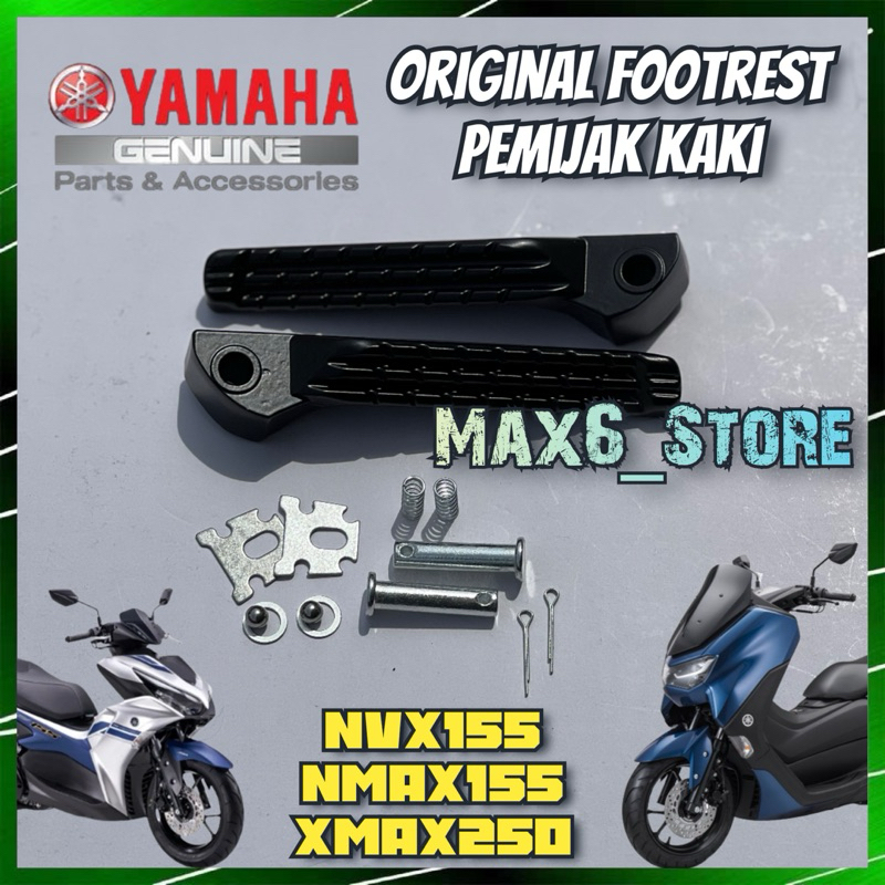 YAMAHA NVX155 NMAX155 XMAX250 REAR FOOTREST PEMBIJAK KAKI FOOT REST NVX ...