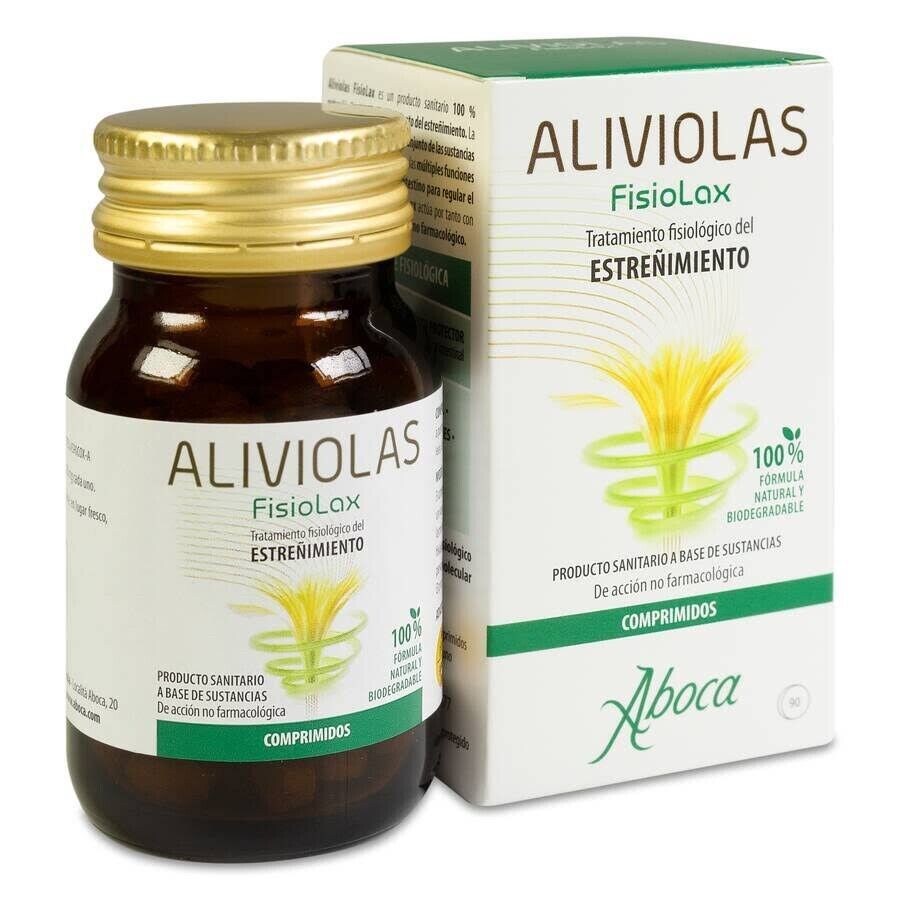 Aboca Aliviolas Fisiolax 90 Tablets Laxative Intestine Constipation ...