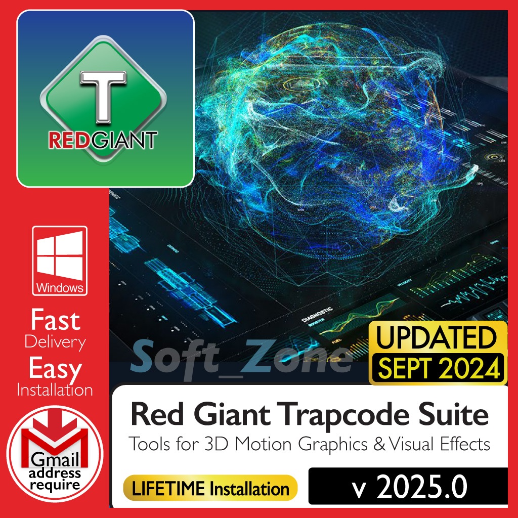 Red Giant Trapcode Suite 2025.0 - Tools for 3D Motion Graphics & Visual ...