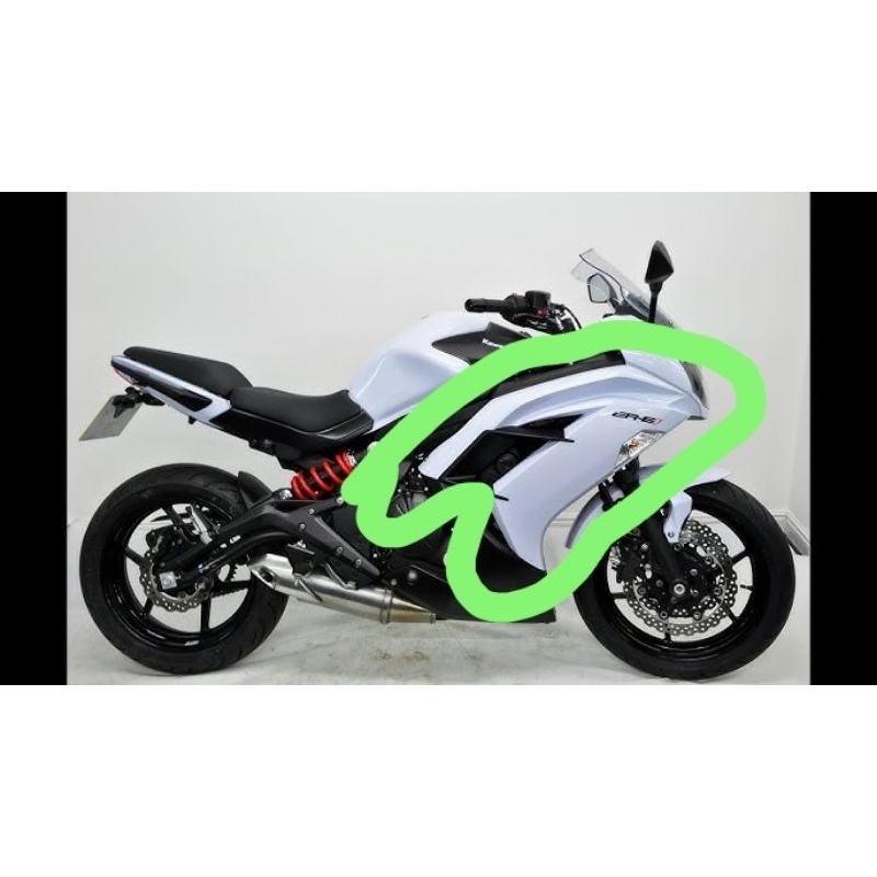 Kawasaki ER6F / ER-6F 2012 2013 2014 2015 2016 2017 coverset fairing ...