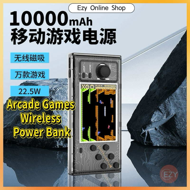 2024 New A10 Wireless Fast Charging Power Bank 10000mah Arcade Game ...