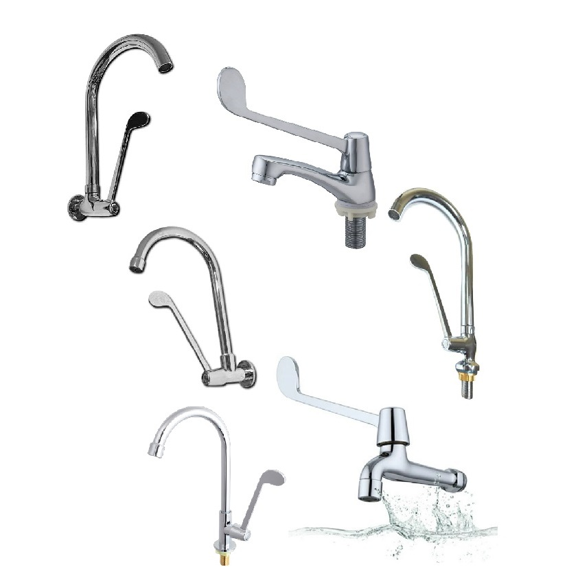 Brass Quarter Turned Medical Tap Kitchen Tap Basin Tap Wall Tap High ...