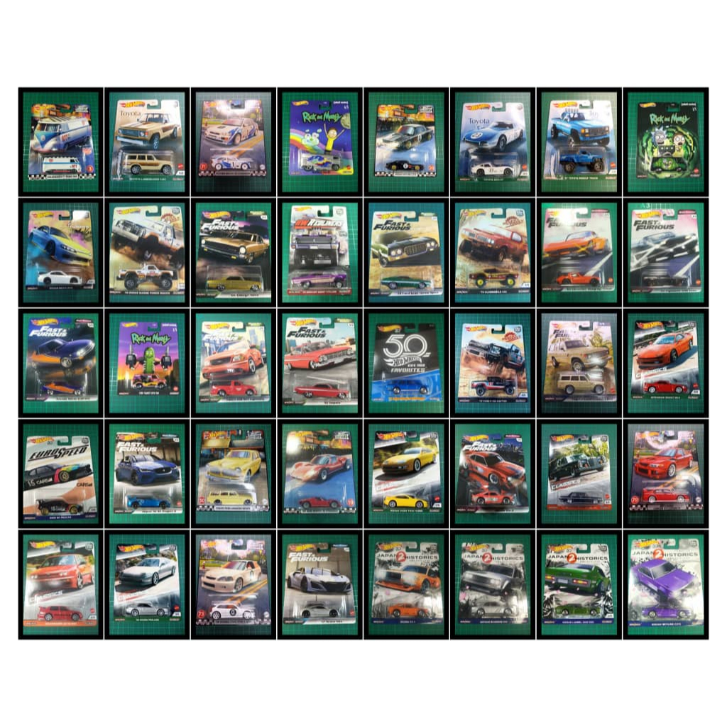 Hot Wheels Mixed Car Culture Real Rider Metal/Metal Premium #2 | Shopee ...