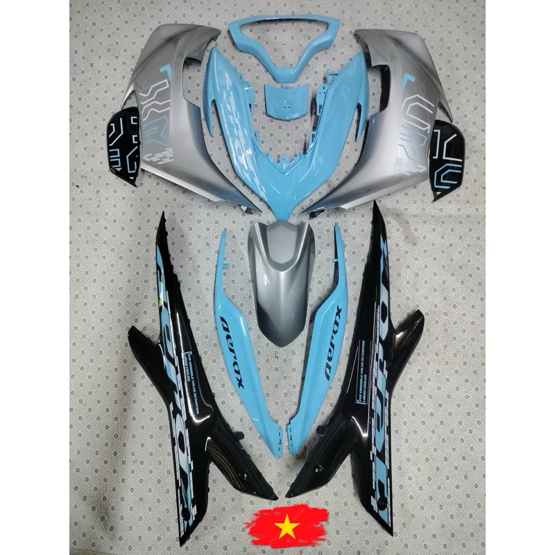 🇻🇳AEROX COVER SET NVX V2 SKY BLUE-GREY 2024 | Shopee Malaysia