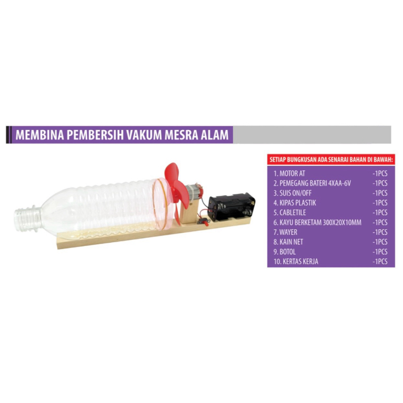 Projek RBT Tingkatan 2 - Membina Pembersih Vakum Mesra Alam | Shopee ...