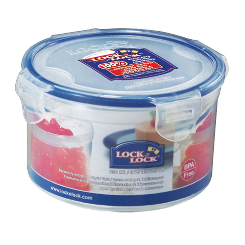 LocknLock Official Classic Airtight Round Food Container 750ML (HPL ...
