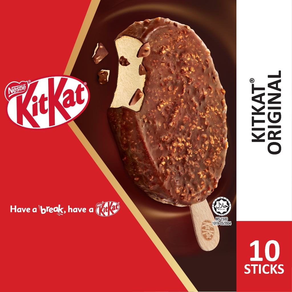 [Selected Areas] NESTLÉ KITKAT Milk Chocolate Ice Cream Stick 85ml each ...
