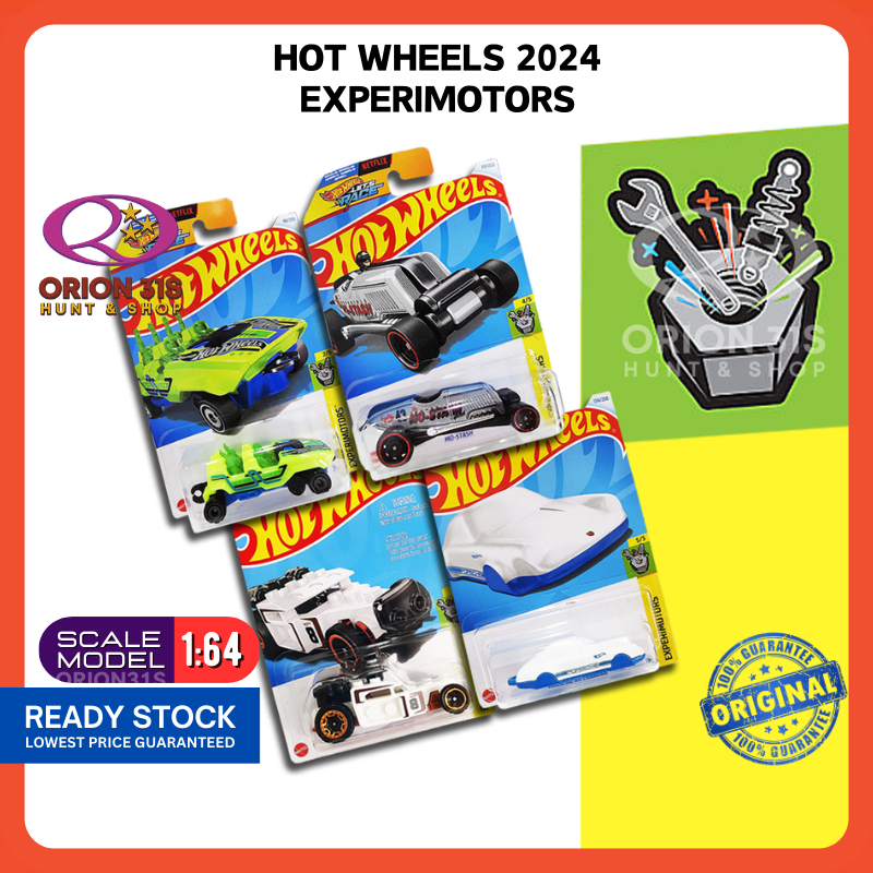 Hot Wheels Experimotors 2024 Porsche 911 Carrera/ Mo-Stash/ Brick and ...