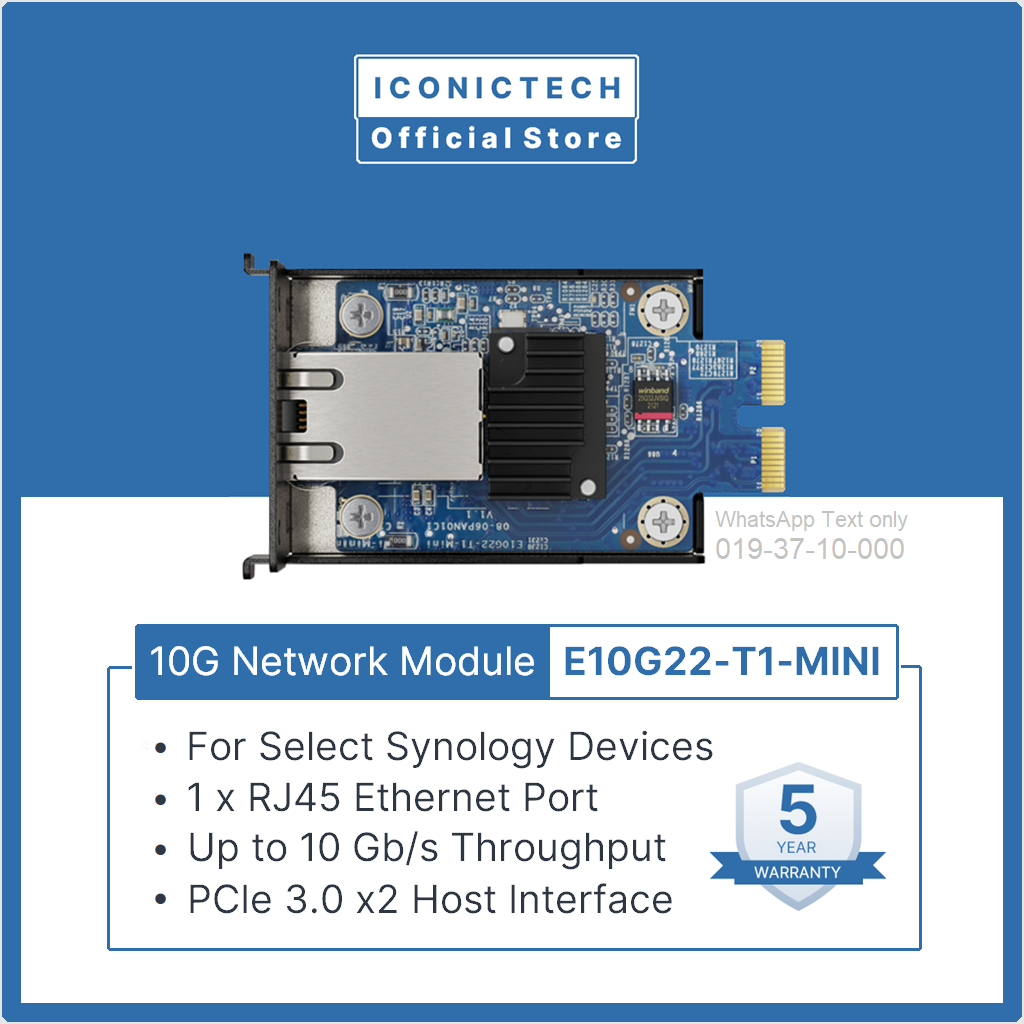 no call @WhatsAppOnly0193710000 Synology E10G22-T1-Mini RJ45 10G ...