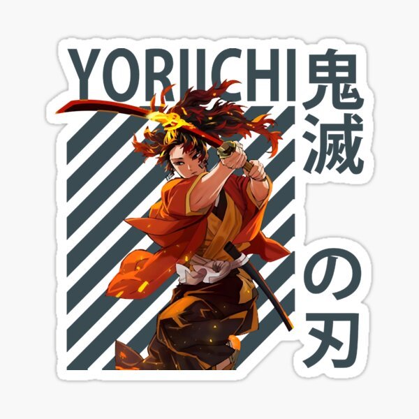 Yoriichi Tsugikuni Demon Slayer Stickers | Shopee Malaysia