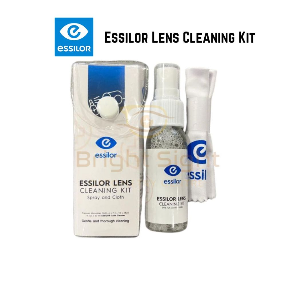 Essilor Lens Cleaning Kit (30ml) for glasses / binocular / goggles ...