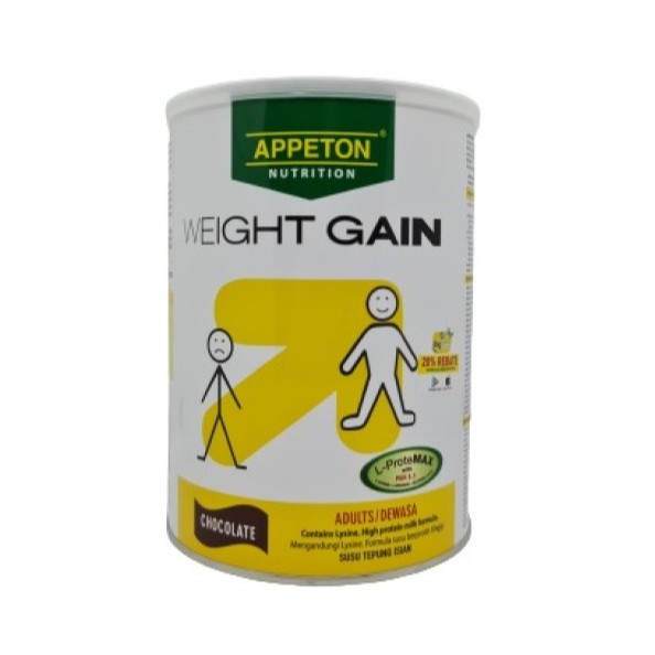 APPETON Weight Gain Powder Adult Chocolate 900g (Exp 2026) | Shopee ...