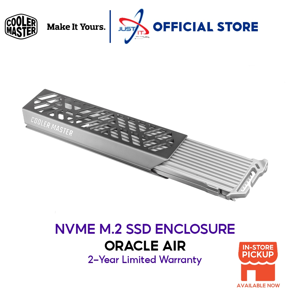 COOLER MASTER ORACLE AIR NVME M.2 SSD TO USB3.0 ENCLOSURE (SOA010-ME-00 ...